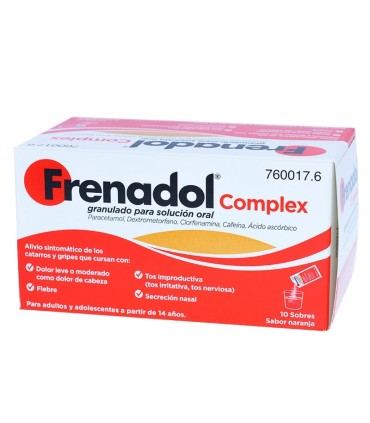 FRENADOL COMPLEX 10 SOBRES GRANULADO PARA SOLUCION ORAL