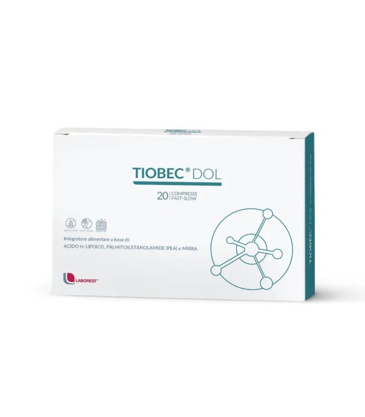 TIOBEC DOL 20 COMPRIMIDOS