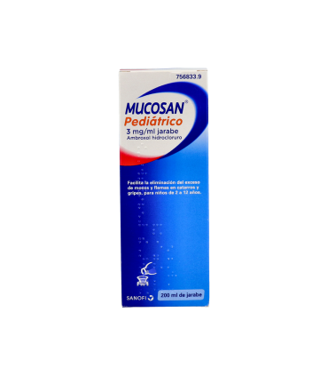Mucosan pediatrico 3mg/ml jarabe un frasco de 200ml